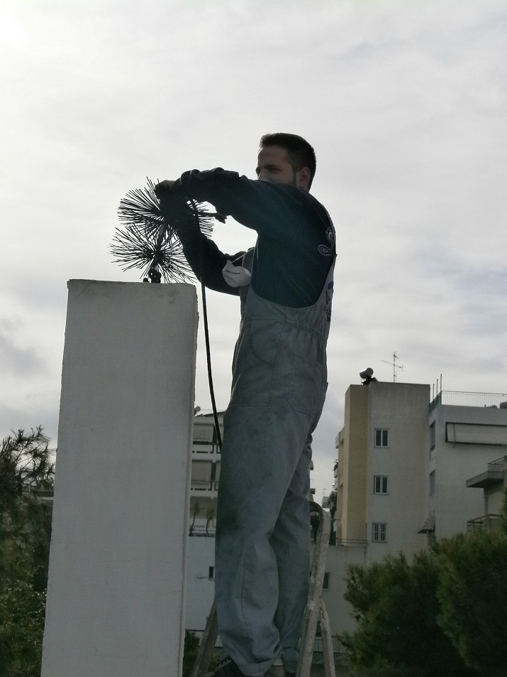 Τζάκια - Καμινάδες - Υαλότουβλα -Καθαρισμός Καμινάδας