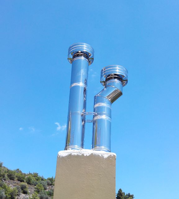 Τζάκια - Καμινάδες - Υαλότουβλα -Τοποθέτηση Καμινάδων